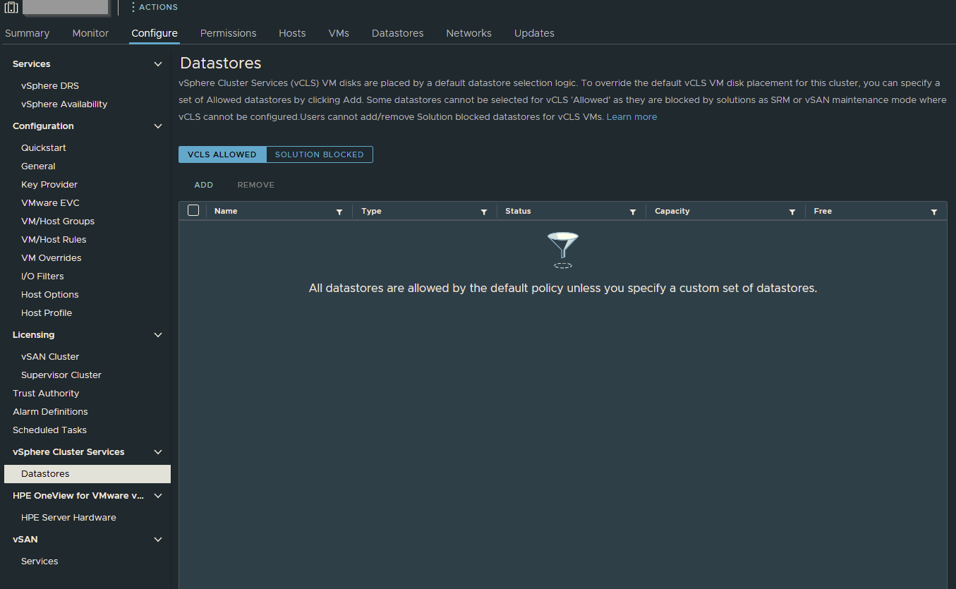 (TIP) VMware vCLS issue | vSphere HA virtual machine monitoring action